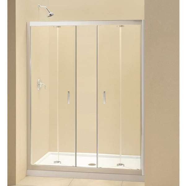 Dreamline Butterfly 58 59 5 Inch Frameless Bi Fold Shower Door