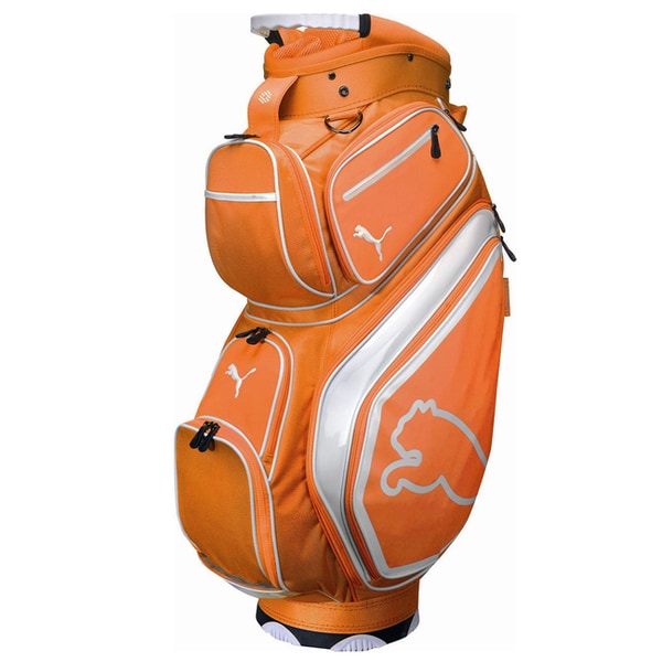 Puma Monoline Vibrant Orange Golf Cart Bag 15646894 Overstock Shopping Top Rated Puma Cart