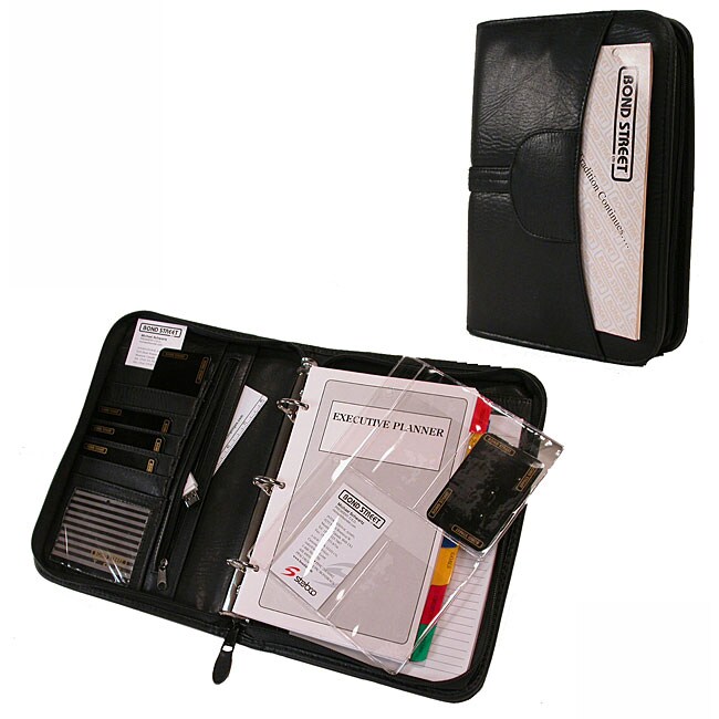 black-koskin-leather-look-non-dated-zippered-day-planner-12127807