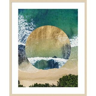 Breaking Shore IV By Grace Popp Wood Framed Wall Art Print Svelte