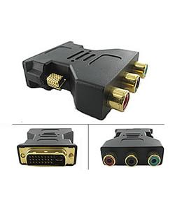 DVI-I Male to 3-RCA Component Adapter - Bed Bath & Beyond - 3420660