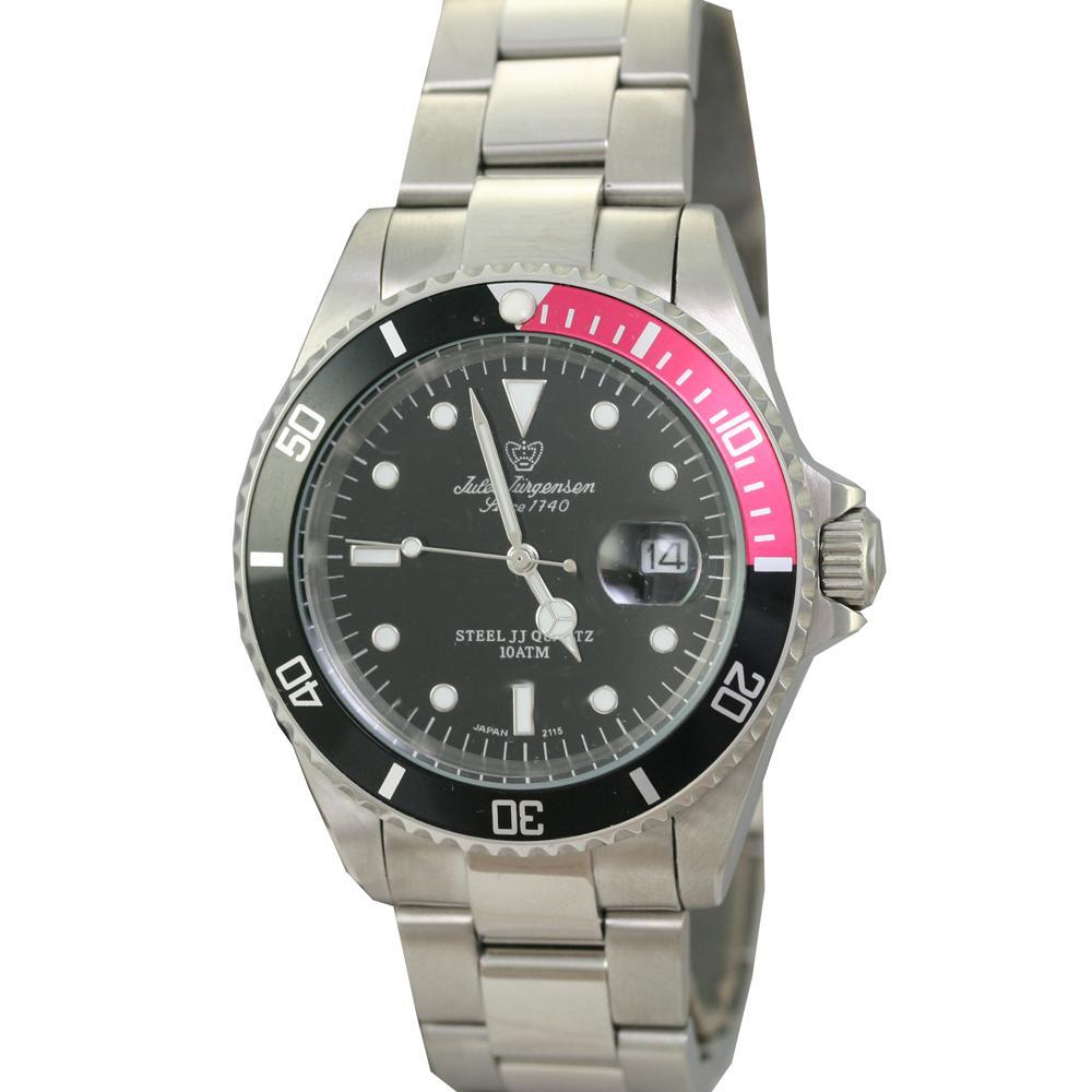 Jules Jurgensen Men's Submariner Dive Watch - Free Shipping Today ...