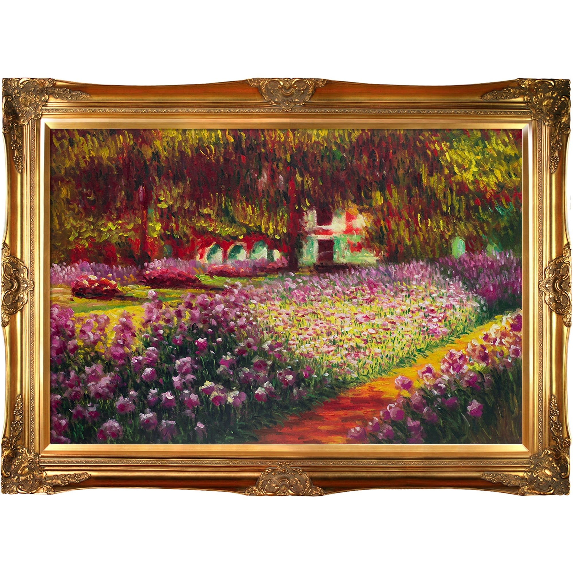 La Pastiche by overstockArt Garden Path at Giverny by Claude Monet with ...