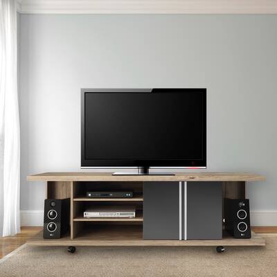 Manhattan Comfort 5- Shelf Carnegie TV Stand - Overstock - 10002459