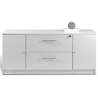 Jesper Office Professional White Storage Credenza - Bed Bath & Beyond ...