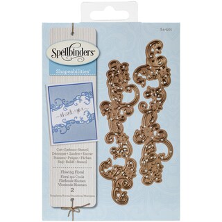 Spellbinders Shapeabilities Dies-Flowing Floral - Bed Bath & Beyond ...