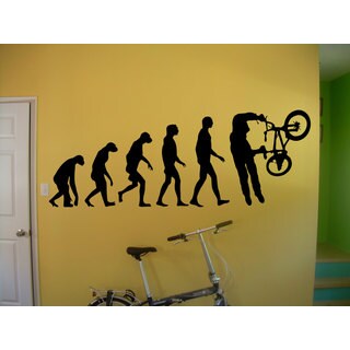 BMX Evolution Sticker Vinyl Wall Art - Bed Bath & Beyond - 10017192