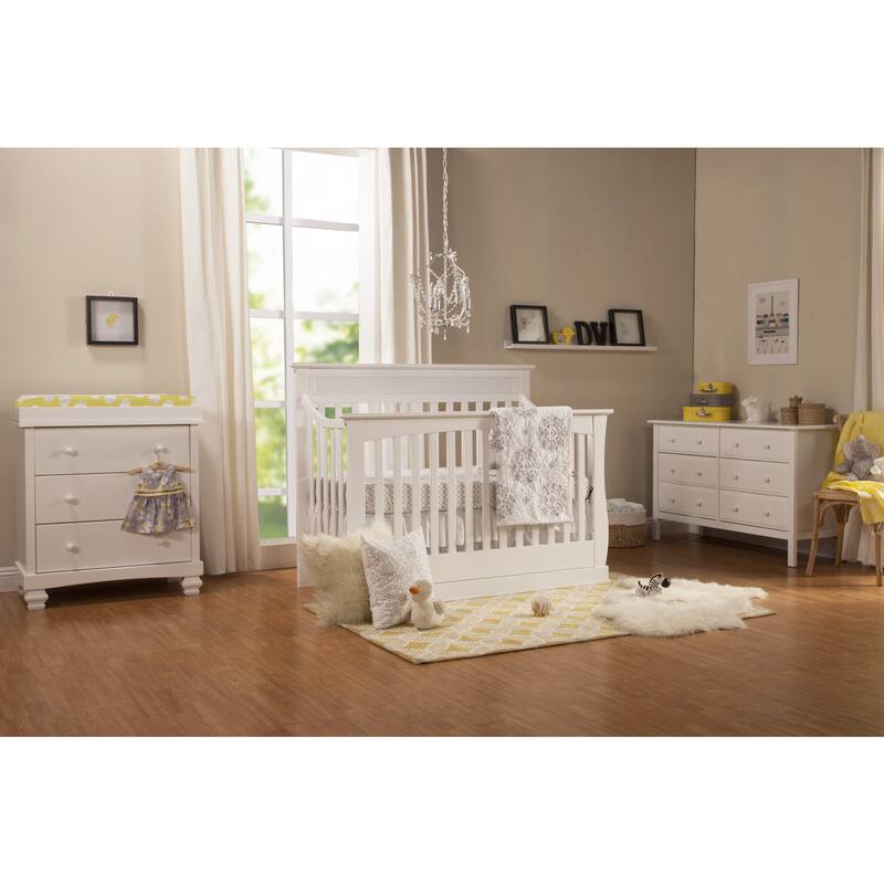 DaVinci Glenn 4-in-1 Convertible Crib with Toddler Bed Conversion Kit ...