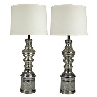 Mercury Silver Table Lamps (Set of 2) - Bed Bath & Beyond - 10026892