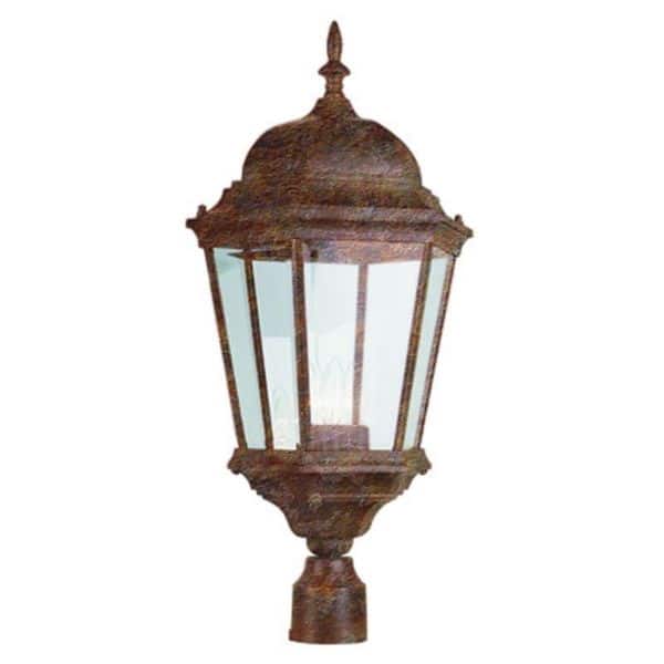 Trans Globe Classical 3 Light Lantern Head Post Lamp - Bed Bath ...