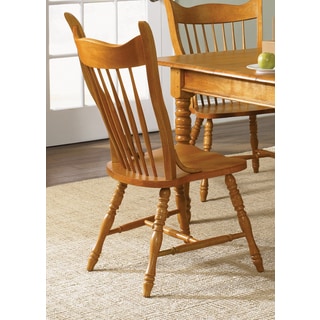 Liberty Country Haven Traditional Spice Mule Ear Dining Chair - Bed ...