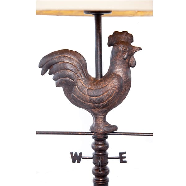 River of Goods 29-inch Outdoor WaterProof Weathervane Rooster Table ...