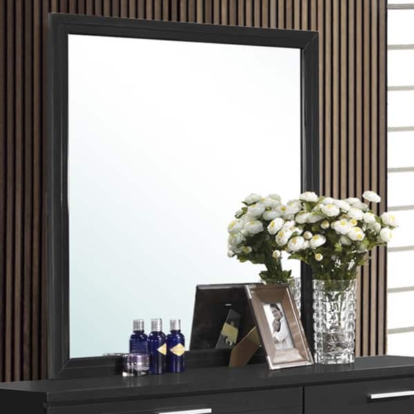 Natalie Collection Grooved Mirror - Bed Bath & Beyond - 10062336