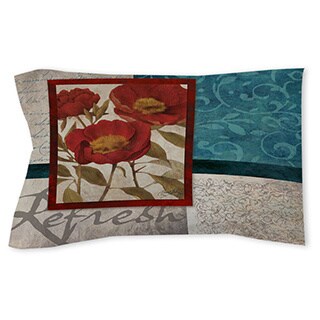 Red Botanicals I Sham - Bed Bath & Beyond - 10067166