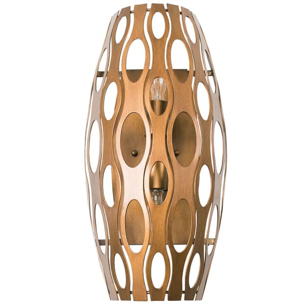 Varaluz Masquerade 2-light Wall Sconce, Hammered Ore - Bed Bath ...