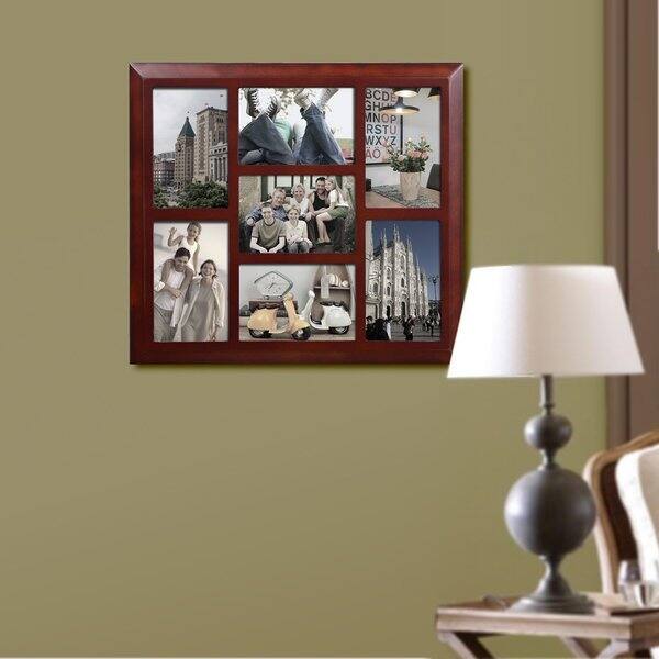 Adeco Decorative Walnut-color Wood Wall Hanging Vertical and Horizontal ...