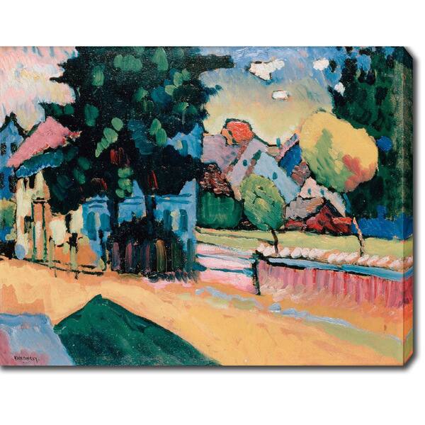 Wassily Kandinsky 'Winter Landscape' Oil on Canvas Art - Bed Bath ...