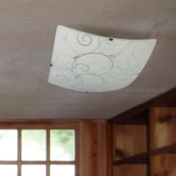 Copper Grove Shoshone Square Flushmount Ceiling Light - Bed Bath ...