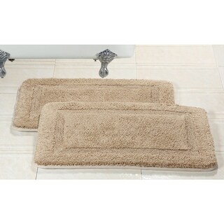 Elegance Spa 20x32-inch Memory Foam Cotton Bath Rug (Set of 2) - Bed ...