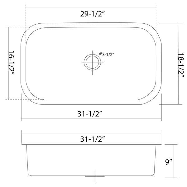 30-inch Single Bowl Undermount Stainless Steel Kitchen Sink Basket ...