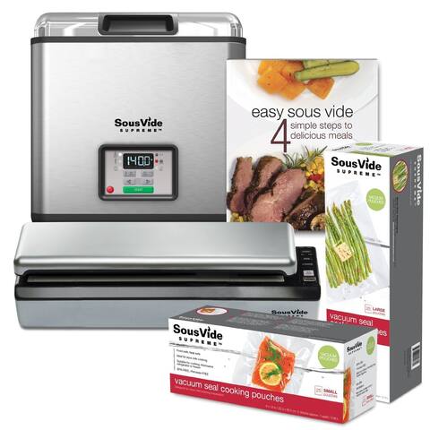 SousVide Supreme Water Oven 11-Liter System Complete with Vacuum Sealer ...