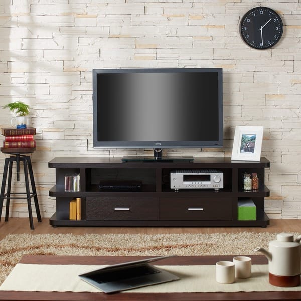 Furniture of America Elijah Contemporary 72-inch TV Stand - Bed Bath ...