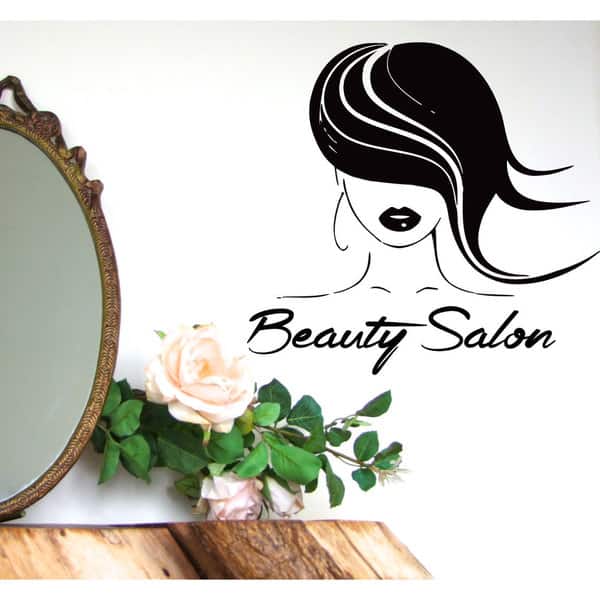 Hair Beauty Salon Sticker Vinyl Wall Art - Bed Bath & Beyond - 10105084