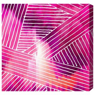 Oliver Gal 'Chella' Abstract Wall Art Canvas Print - Pink, White - Bed ...