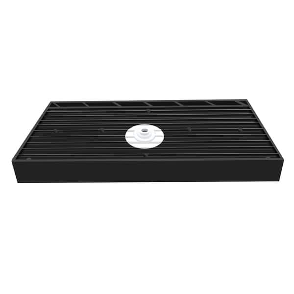 Redi Base 34 x 60 Shower Pan Center Drain Left Dual Curb - Bed Bath ...