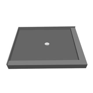 Redi Base 30 x 42 Shower Pan With Center Drain Right Dual Curb - Bed ...
