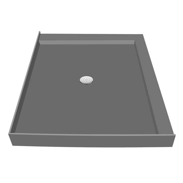 Redi Base 30 x 42 Shower Pan With Center Drain Right Dual Curb - Bed ...