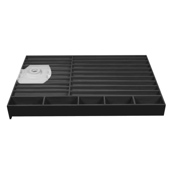 Redi Base 30 x 48 Shower Pan Right Drain Left Dual Curb - Bed Bath ...