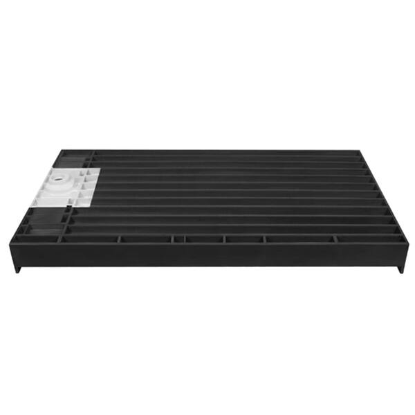 WonderFall Trench 42 x 72 Single Curb Shower Pan Right Drain - Bed Bath ...