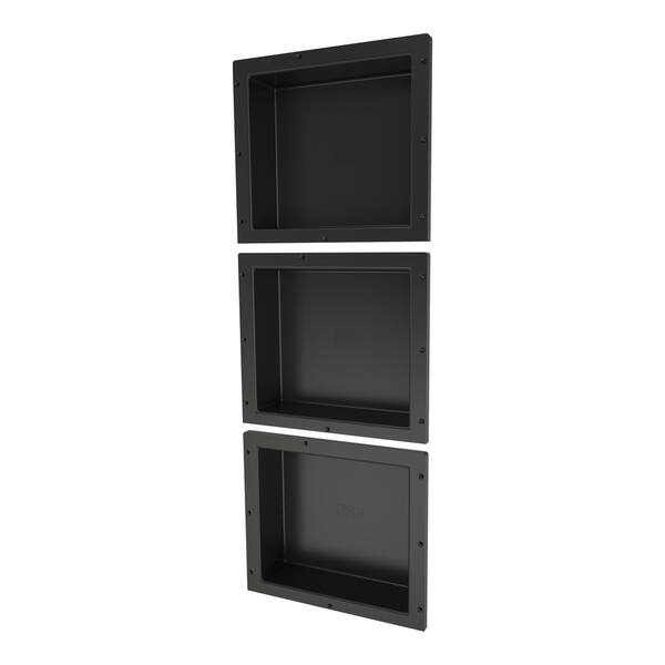 Redi Niche Triple Niche Set with 3 RN1614S Single Niches - Bed Bath ...