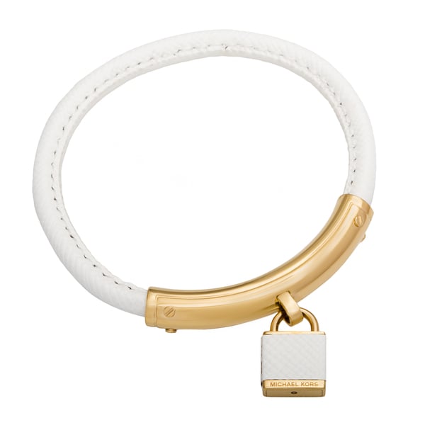 Michael kors leather padlock bracelet store