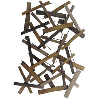 Gallerie Decor 'Geo Strips' Metal Wall Art - Bed Bath & Beyond - 10133198