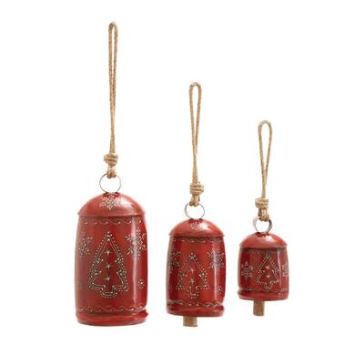 Attractive Metal Rope Bell (Set of 3) - Overstock - 10138557