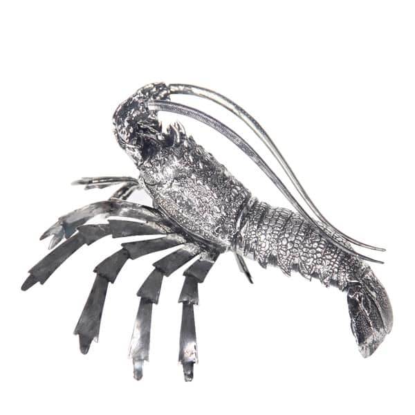 Silvertone Lobster Figurine - Bed Bath & Beyond - 10149730