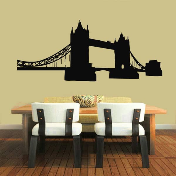 London Bridge Vinyl Sticker Wall Art - Bed Bath & Beyond - 10157063