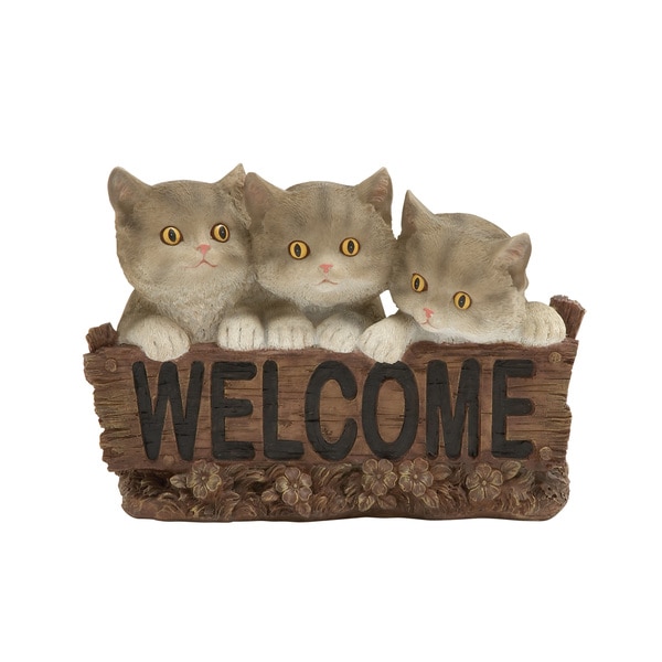 Shop Adorable Cat Welcome Sign - Free Shipping On Orders Over $45 ...