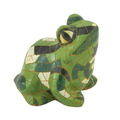 Creatively Styled Green Frog Decor - Overstock - 10159685