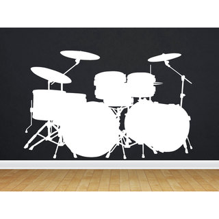 Drum Set Sticker Wall Art - Bed Bath & Beyond - 10168366