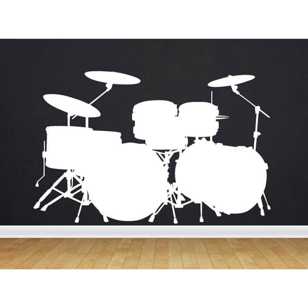Drum Set Sticker Wall Art - Bed Bath & Beyond - 10168366