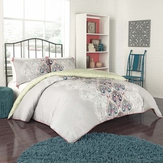 Vue Suvi Brocade 3-piece Comforter Set - Bed Bath & Beyond - 10171217