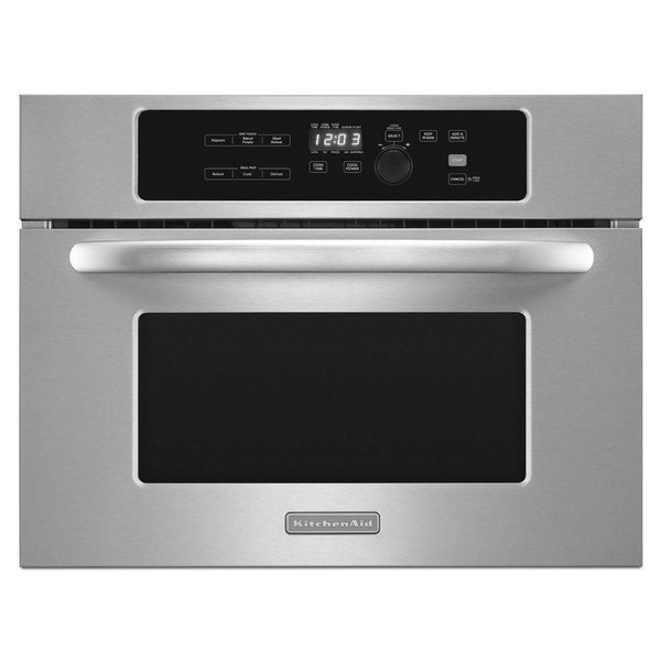 Shop KitchenAid 24 inch Built in Stainless Steel Microwave Oven Free