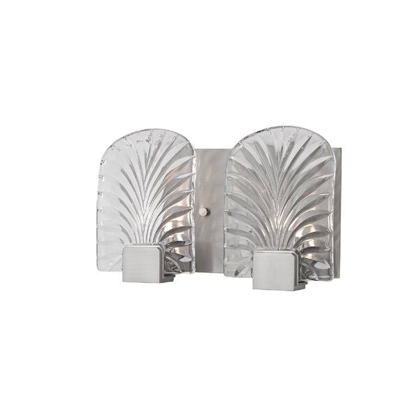 Hudson Valley Marcy I 2-Light Bath Bracket, Satin Nickel - Bed Bath ...