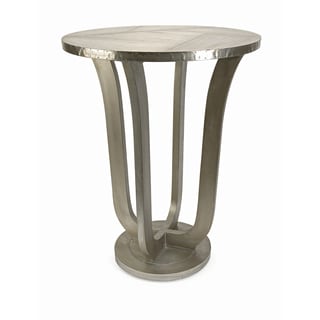 Unique Styled Aluminum Clad Table - Bed Bath & Beyond - 10183626