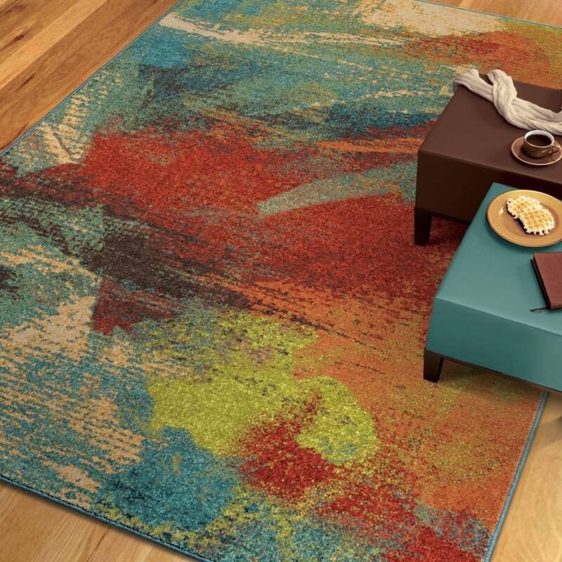Orian Rugs Over Dyed Impressions Multi-Color - Overstock - 20528546