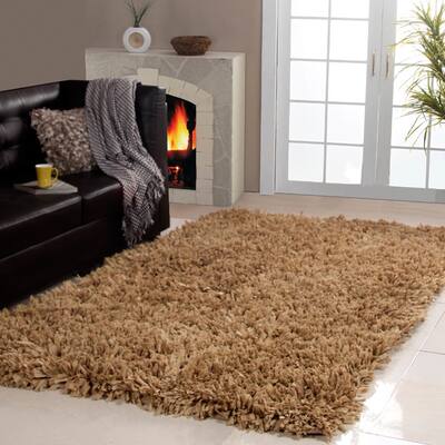 Affinity Home Collection Cozy Shag Area Rug (3' x 5') - Overstock ...
