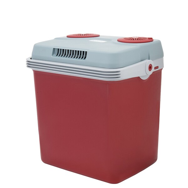 Shop Knox 12-Volt Car Cooler and Warmer, 27-Quartz - Red - Free ...